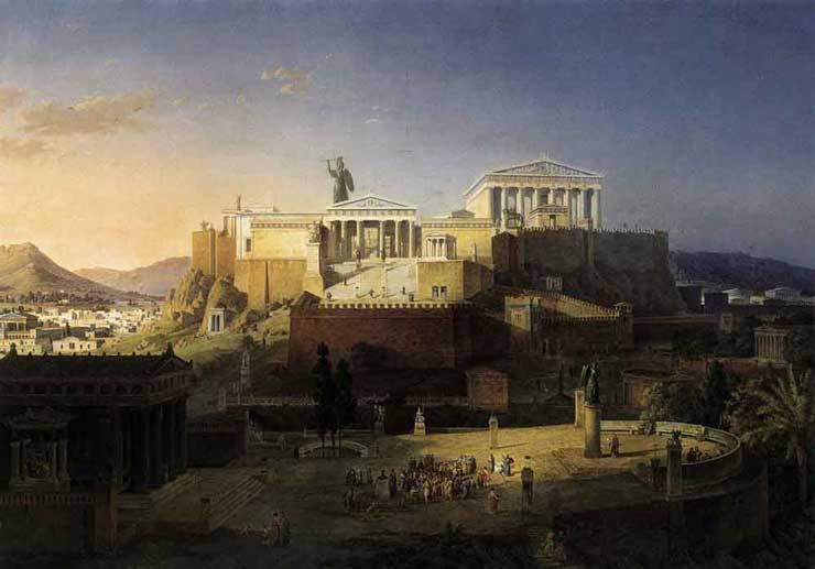 The Acropolis, Leo von Klenze